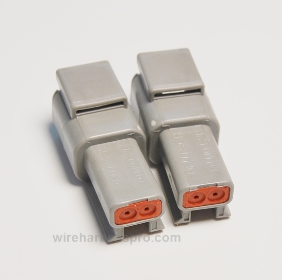 Deutsch DTM04-2P - 2-way Receptacle DTM Series