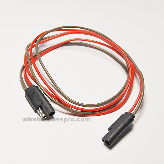 2-Pin Flat Wiring Harness