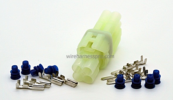 4 Pin HM 090 Male and Female Locking Connector / Sumitomo 6187-4441 and ...